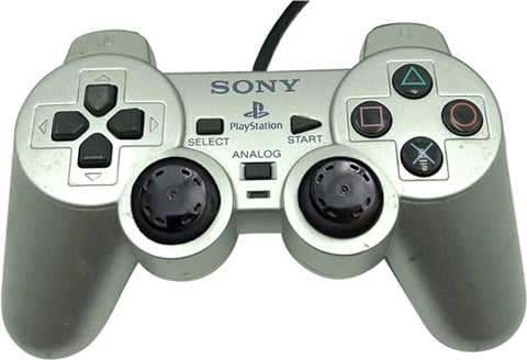 PS2 Official DualShock 2 Silver Controller, C - CeX (UK): - Buy, Sell, Donate